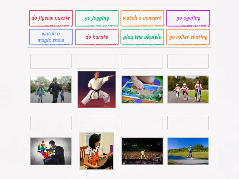 Book 4A Unit 1 - Une las parejas