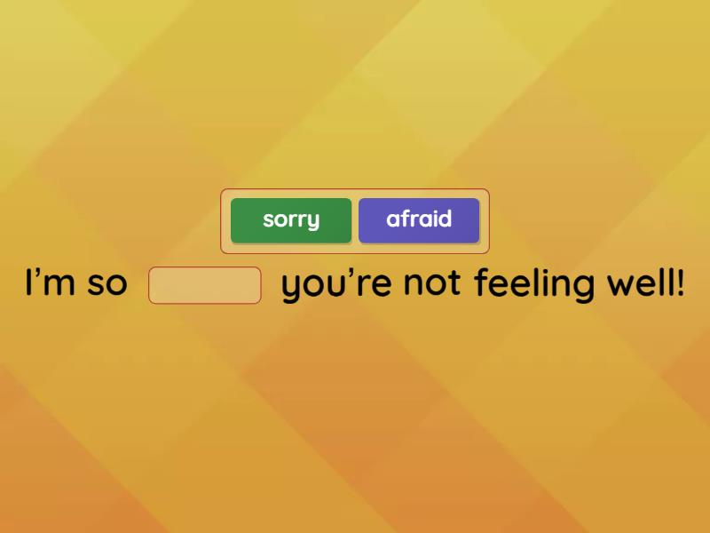 E2 U4 V2 Emotions - Completar la frase