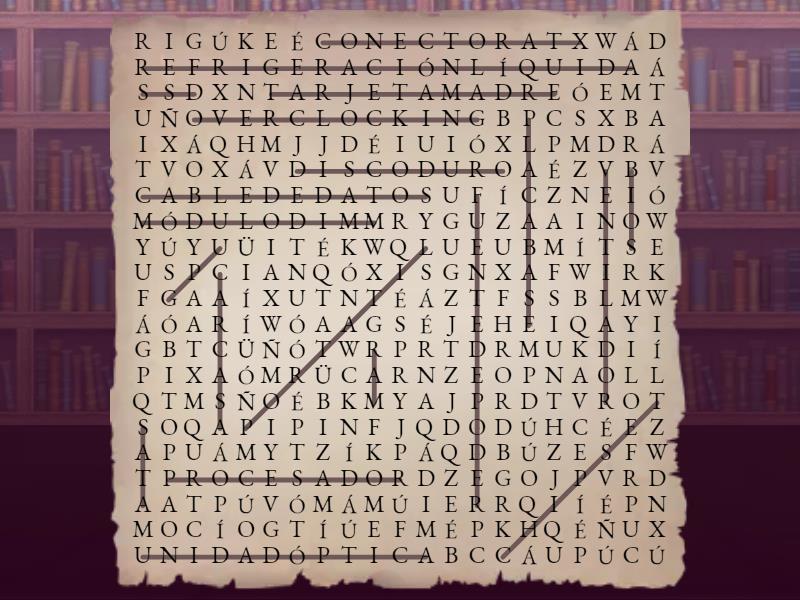 Sopa de letras de 20 palabras - Wordsearch