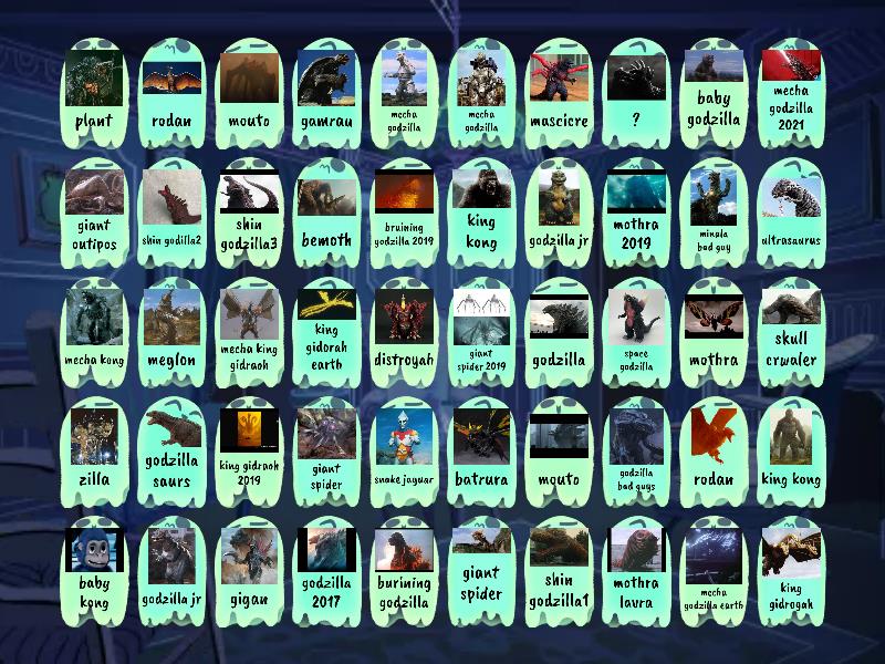 godzilla vs kong vs all titans - Flip tiles