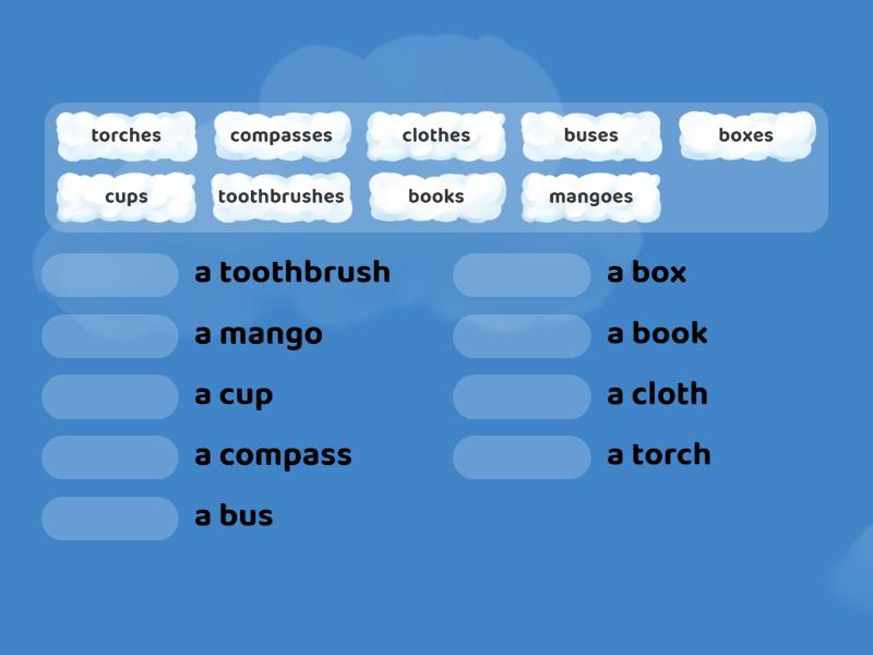 plurals - Match up