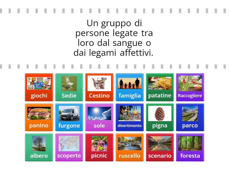 (2) Vocabolario Testo - Find the match