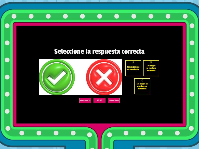 Correcto y claro - Gameshow quiz