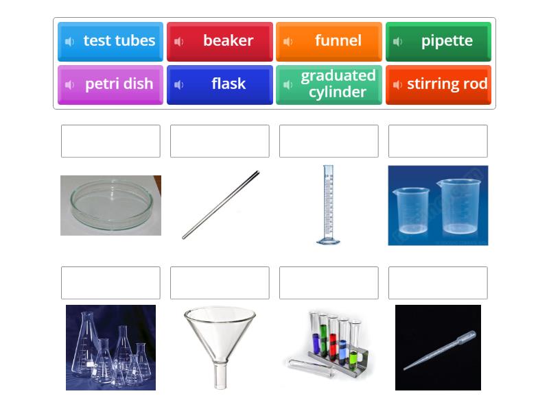 Lab equipment - Match up
