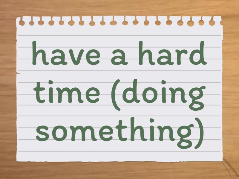 Delexical verbs p.2 (Roadmap C1) - Flash cards