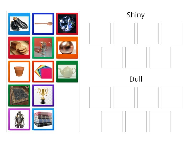 Shiny & Dull - Group sort