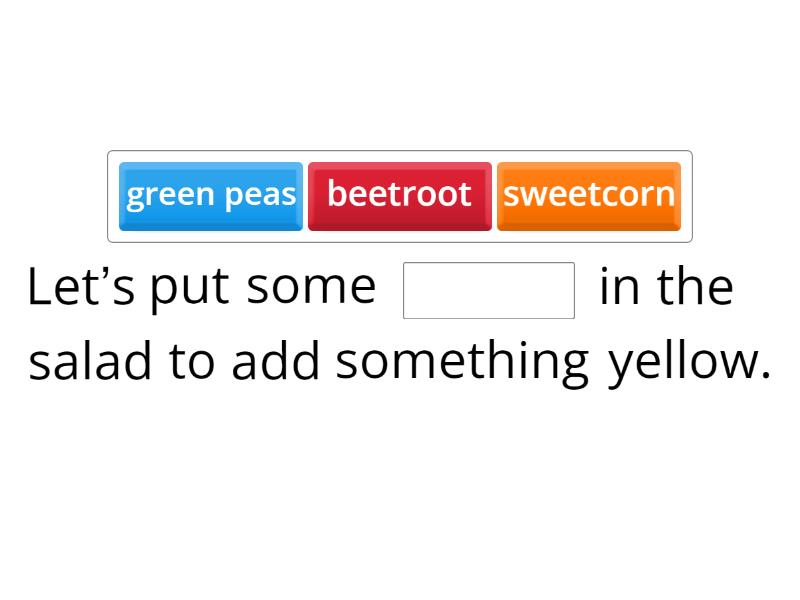 FOCUS 3 U4 FOOD - Missing word