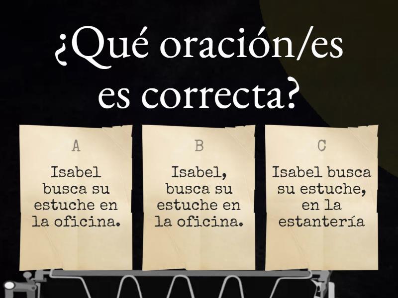 La coma y el punto y coma. - Quiz