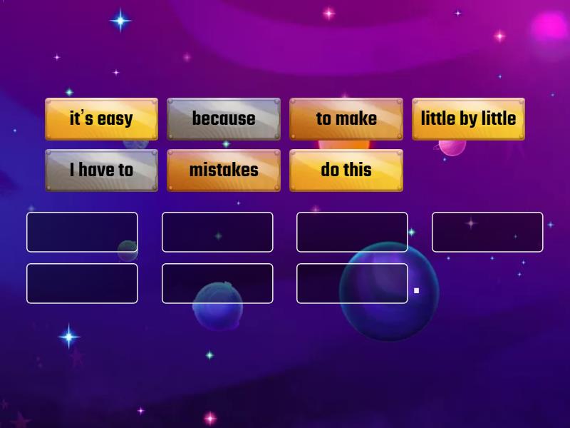 Side projects - C19U8L2-V - Complete the sentence