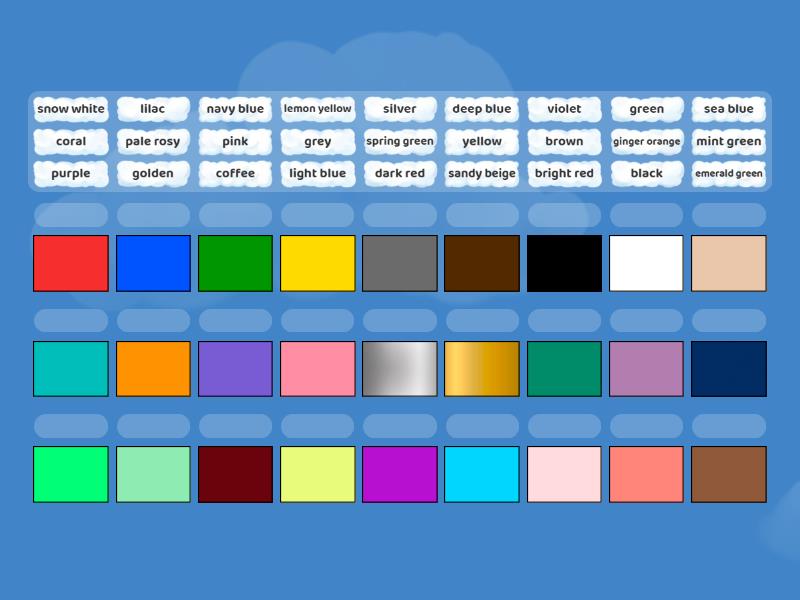 Colours - Match up