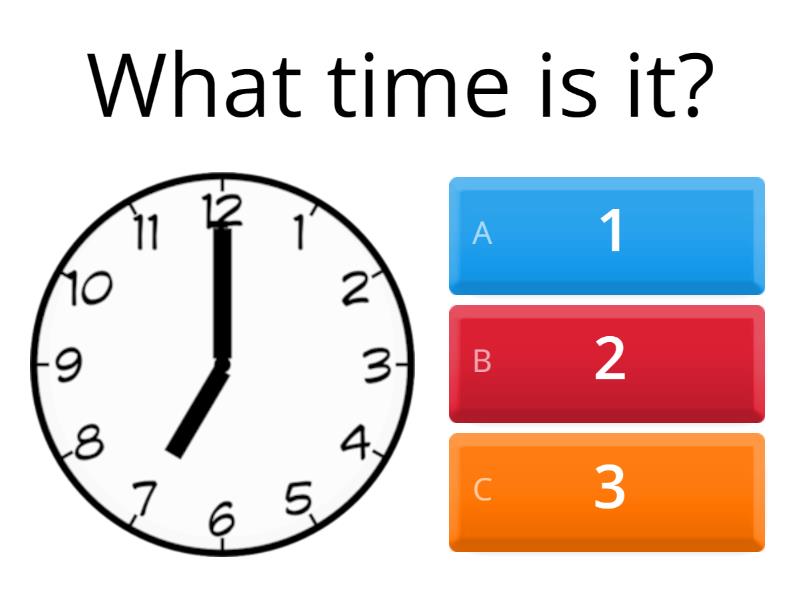 Telling the time - Quiz
