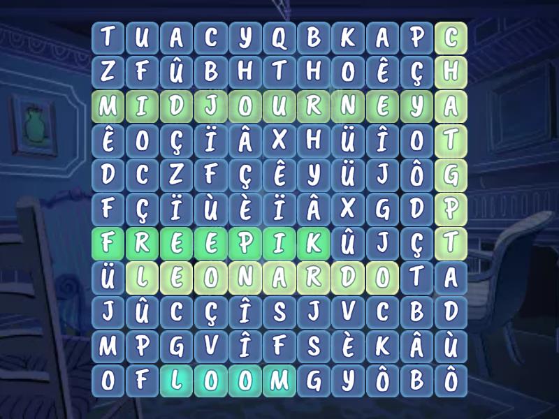 AI GENERATORS - Wordsearch