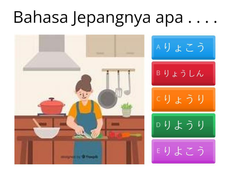 BAB 5 RYOURI GA DEKIMASU (XI.4) - Quiz