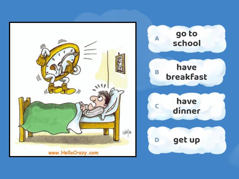 Daily routine - Quiz