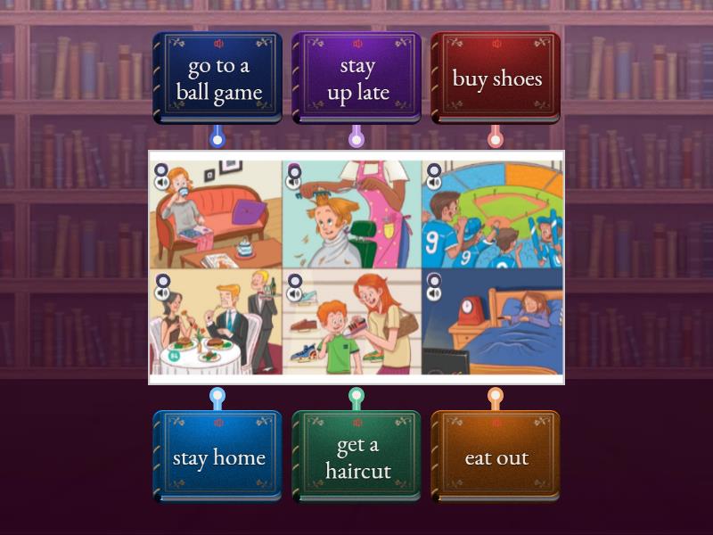 Hand in Hand 4 Unit 12 - Weekend plans - Labelled diagram