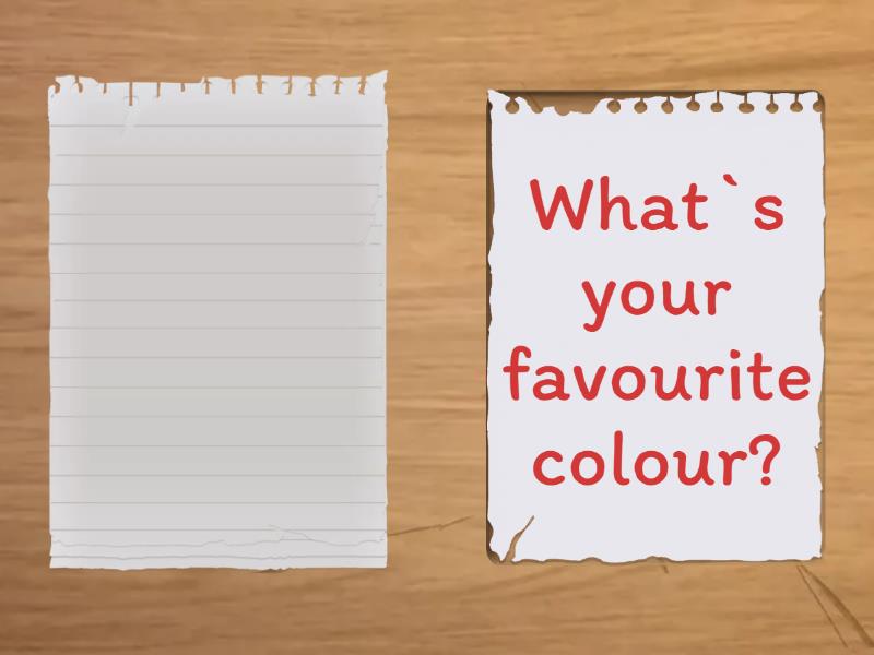 What`s your favourite...? - Speaking cards