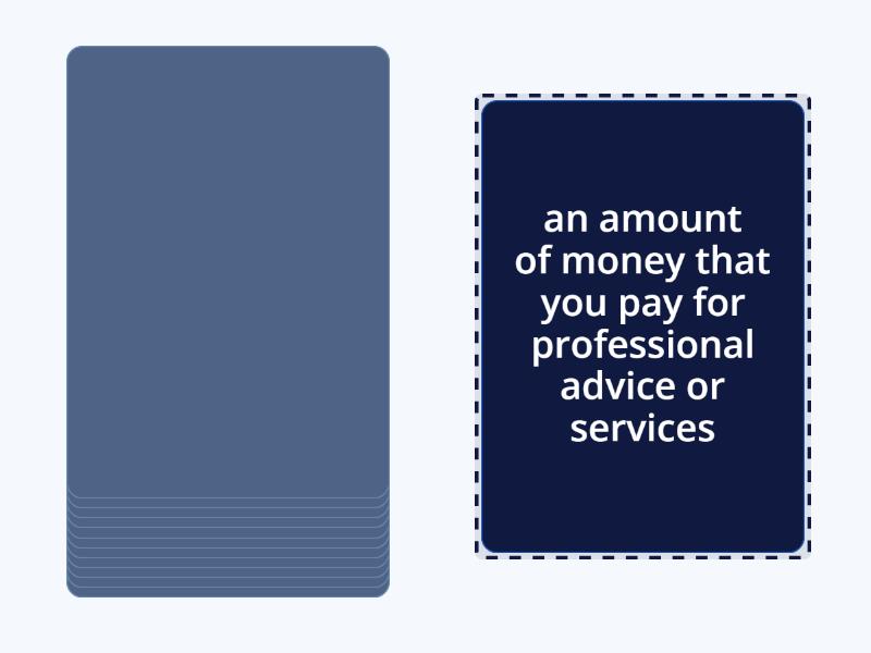 Money Nouns - Speaking cards