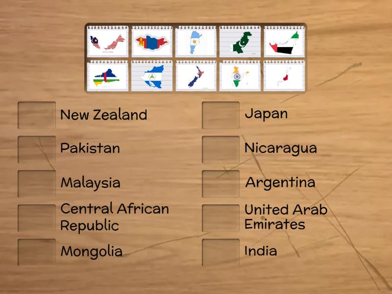 Countries - Match up