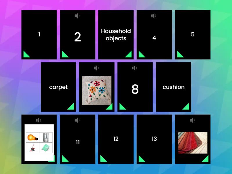 Household objects_gg1 - Matching pairs