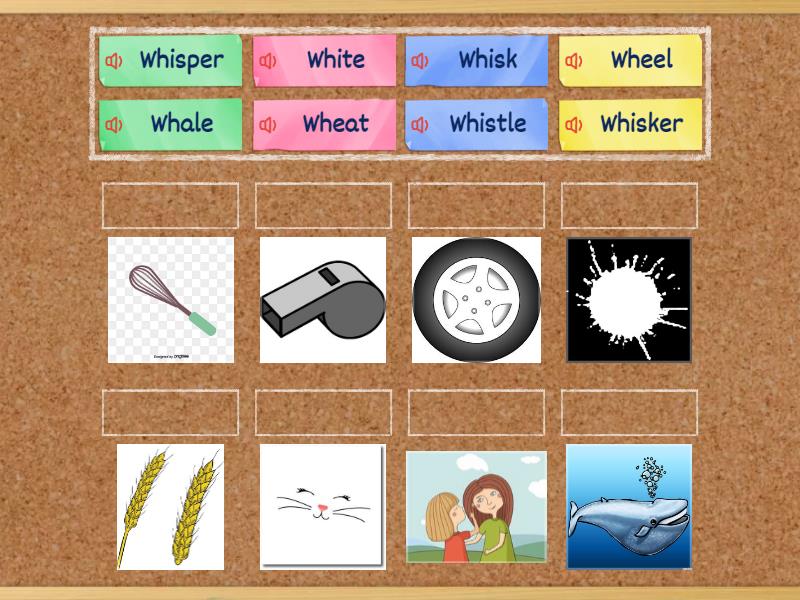 Consonant Digraphs (WH) - Match up