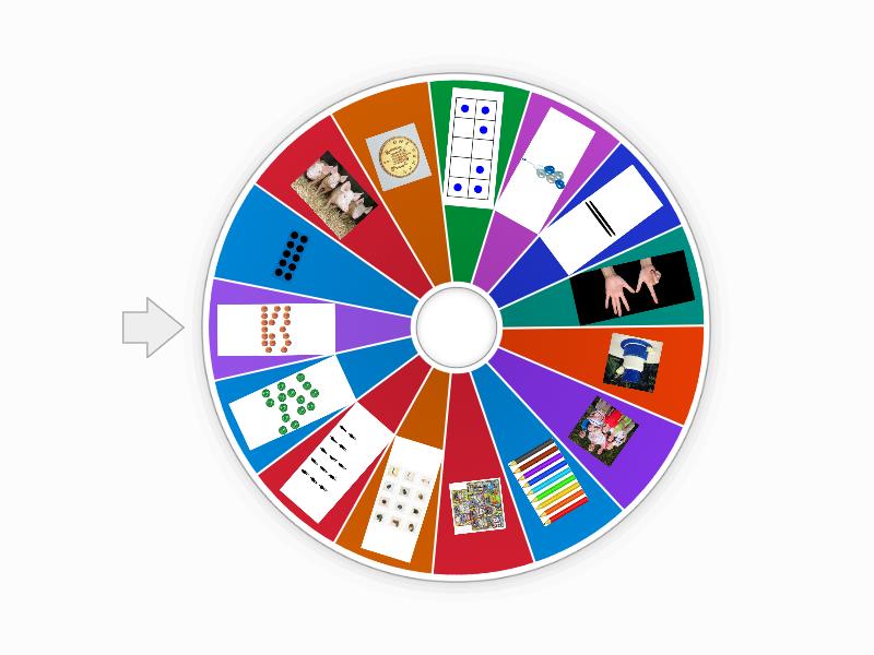 BK - Counting Wheel 1-20 - Spin the wheel