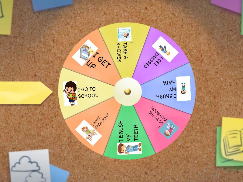 Daily Routine - Spin the wheel