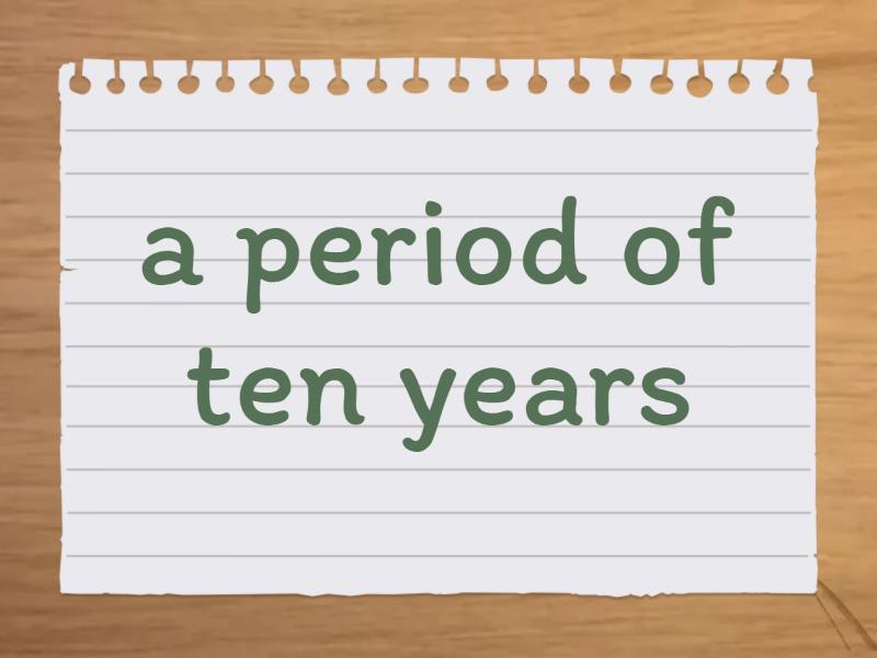 IELTS U3 + U4 Definitions Flash card - Flash cards