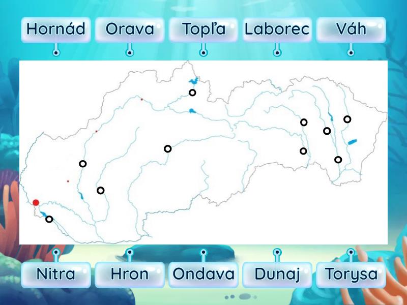 Rieky Slovenska - Labelled diagram