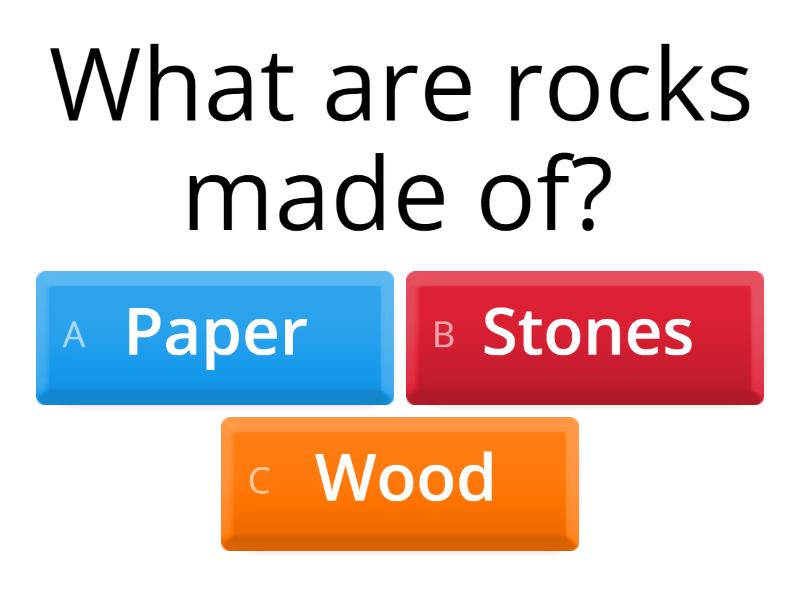 Rocks - Quiz