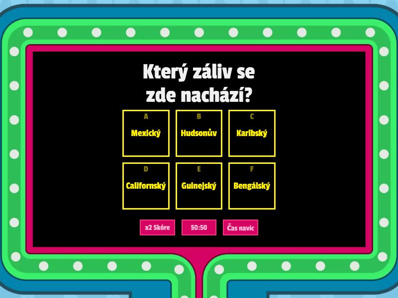 Střední Amerika - Soutěžní pořad - kvíz