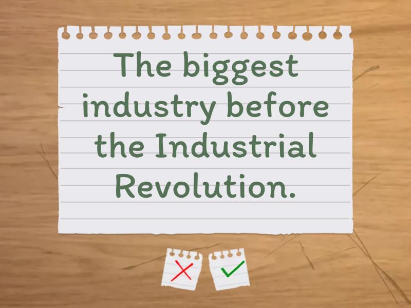 Industrial Revolution - Flash cards