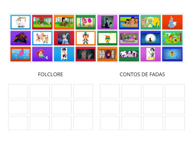 ORGANIZE AS IMAGENS RELACIONANDO-AS COM O GRUPO! - Group sort