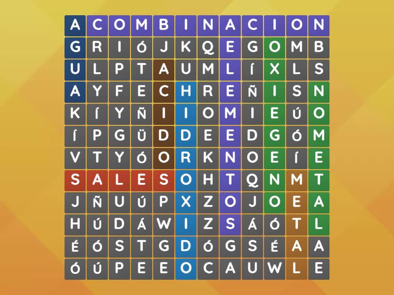 sales - Wordsearch