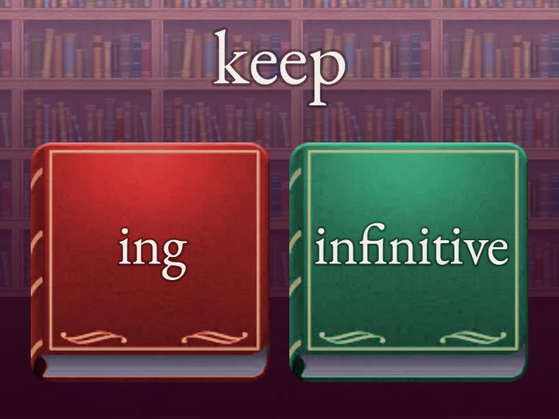 verbs: infinitive vs. ing - Quiz