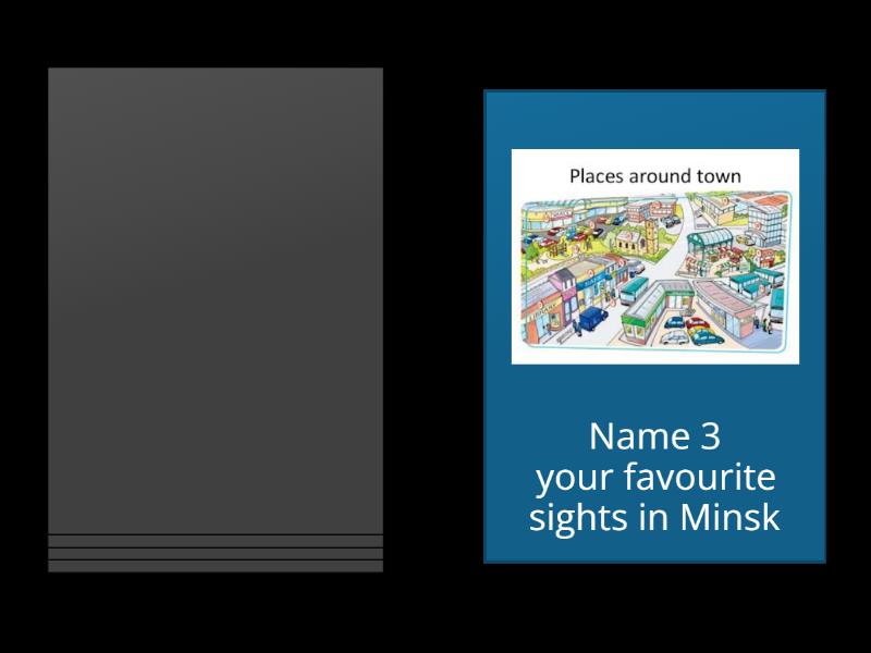 Name 3 things - Speaking cards