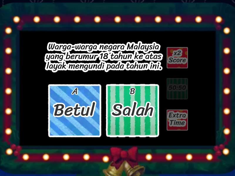 Proses pembentukan kata: penggandaan & pemajmukan - Gameshow quiz