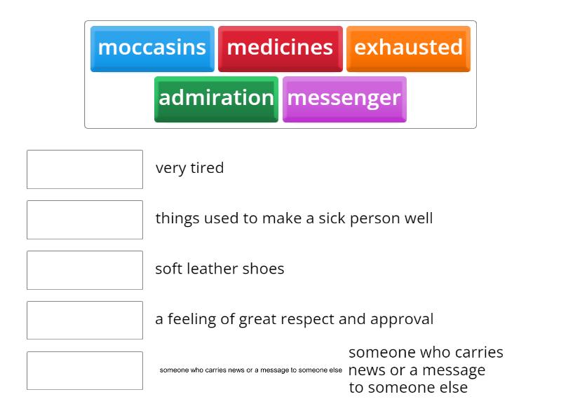 SAVVAS unit 3 week 2 vocabulary - Match up
