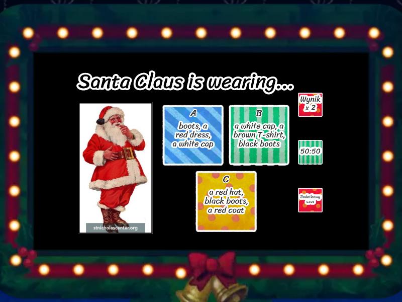 Santa Claus Quiz 1 - Gameshow quiz