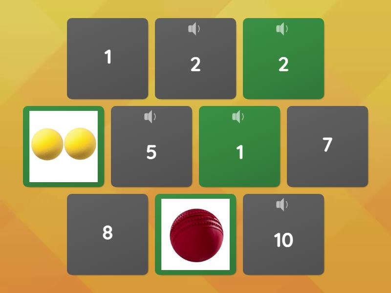 1, 2, 3 COUNT WITH ME!!! - 2 - Matching pairs