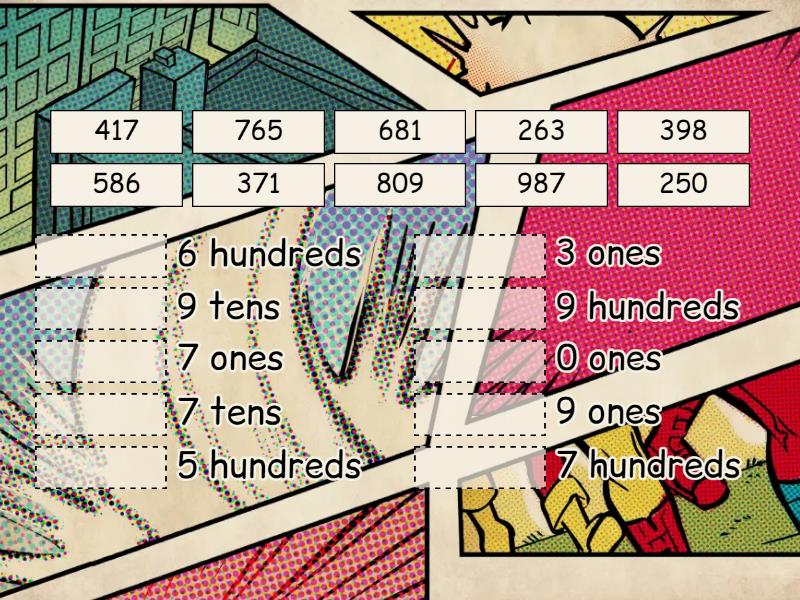 Place value - Match up
