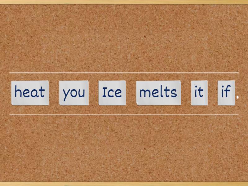 Zero Conditional - Unjumble