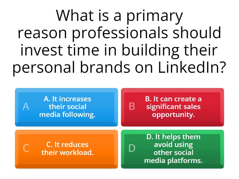 Article '20 steps to a better LinkedIn profile in 2024' - Quiz