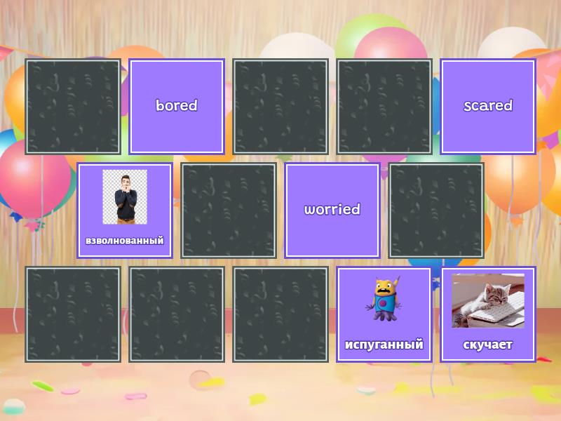 Match The Feelings Fair - Matching pairs