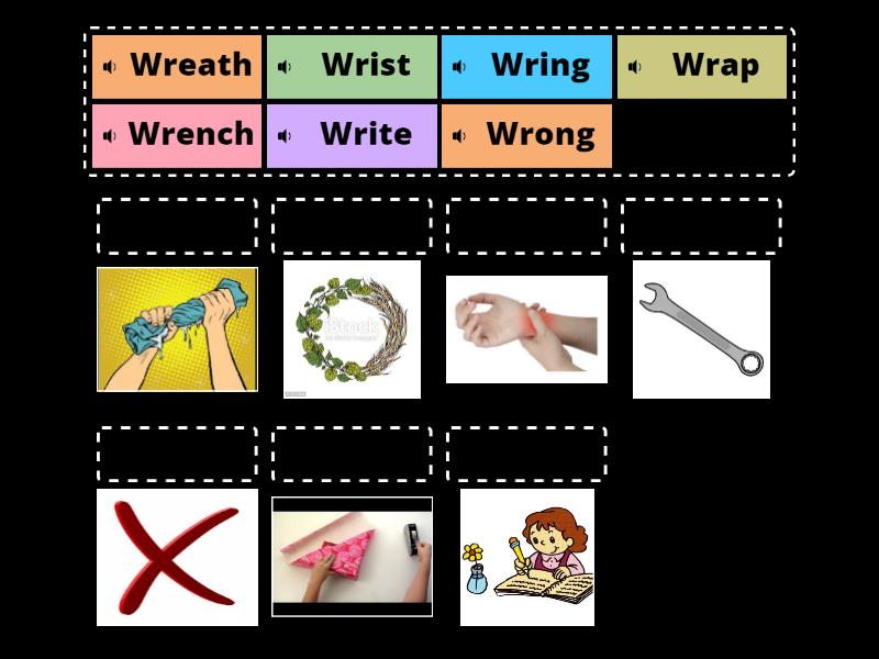Consonant Digraphs (WR) - Match up