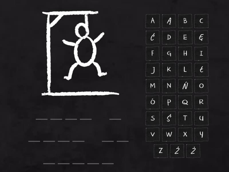 baba z maty - Hangman