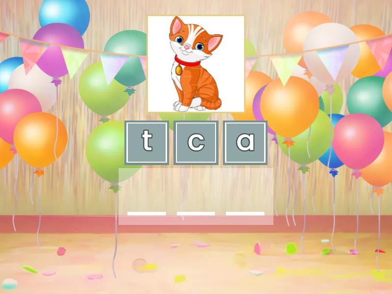 REVIEW PHONICS LETTER C, D - Anagram