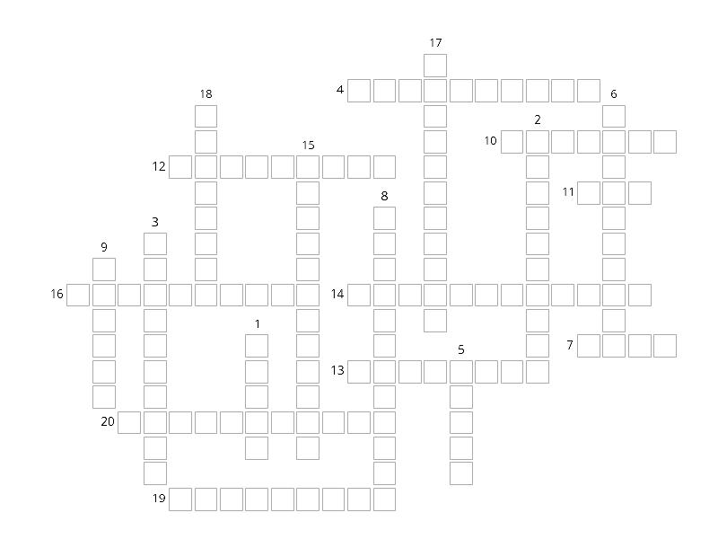 Spanish greetings - Interactive - - Crossword