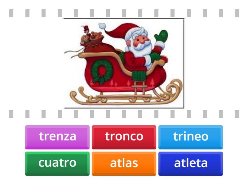 Palabras con tr-tl - Find the match