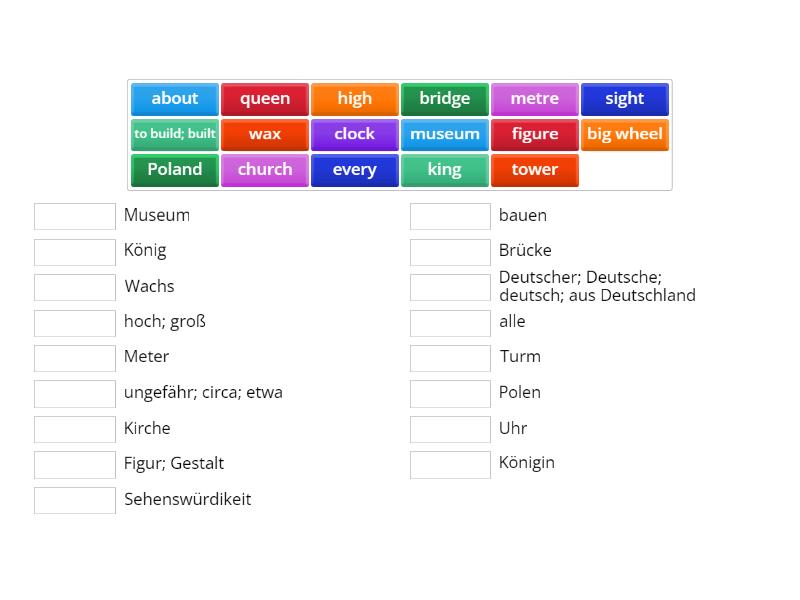 BL 2 - Unit 3 - Intro - Match up