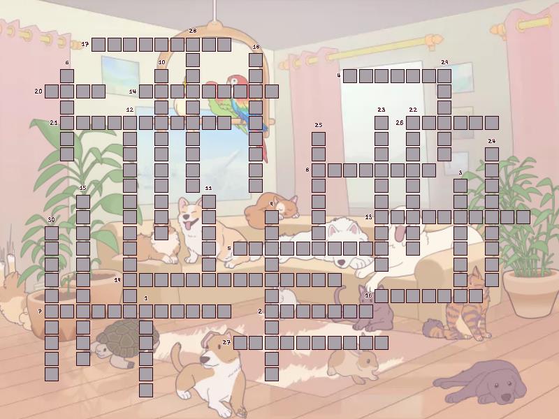 3. Vocabulary - Crossword